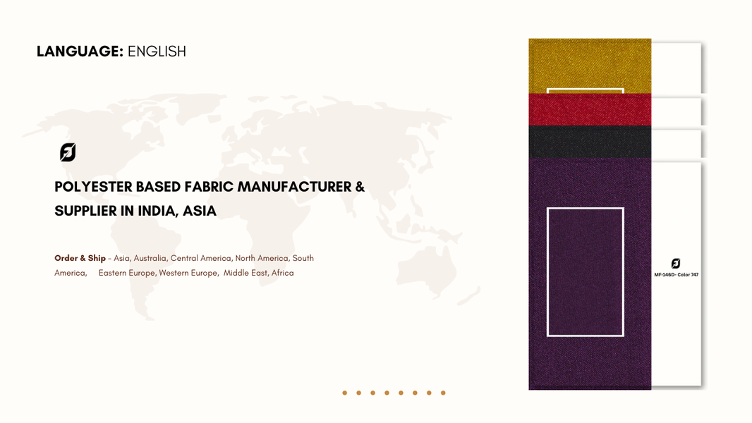 Polyester Based Fabric Manufacturer & Exporters – FabricDiary